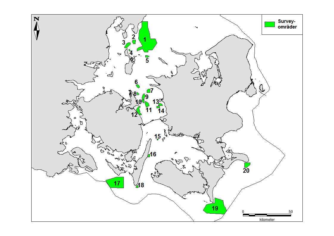 Tilladelse til efterforskning af råstoffer i område 2021 - 25447 i sydlige Kattegat, Bælthavet ...